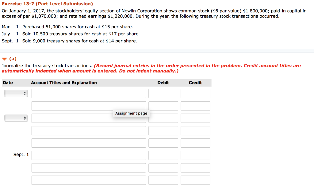 Solved Exercise 13-7 (Part Level Submission) On January 1, | Chegg.com