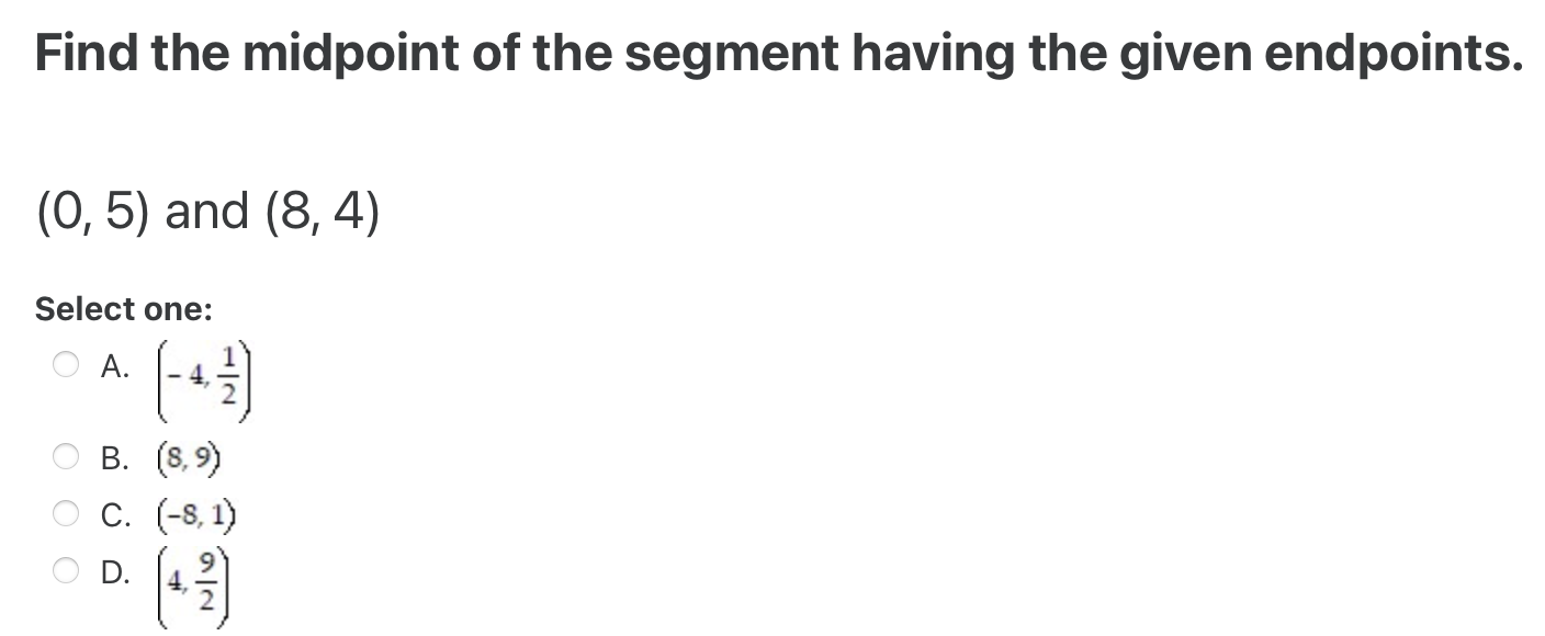Solved Find the distance between the pair of points. Give an | Chegg.com