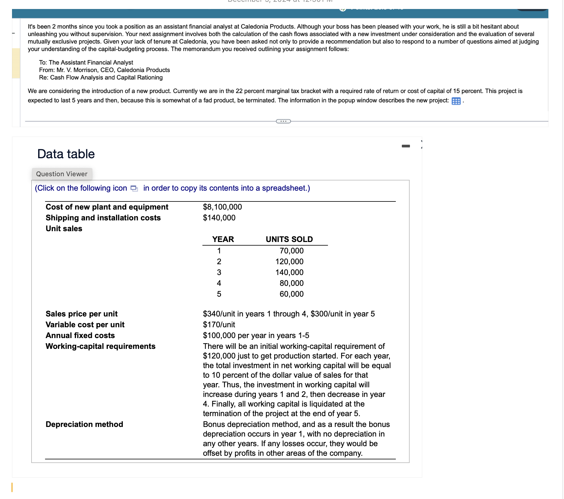 Solved based on the given info, answer these: h. ﻿What is | Chegg.com