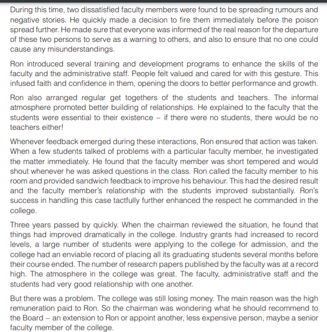 Solved Bernard M. Bass, a leadership researcher offers in | Chegg.com