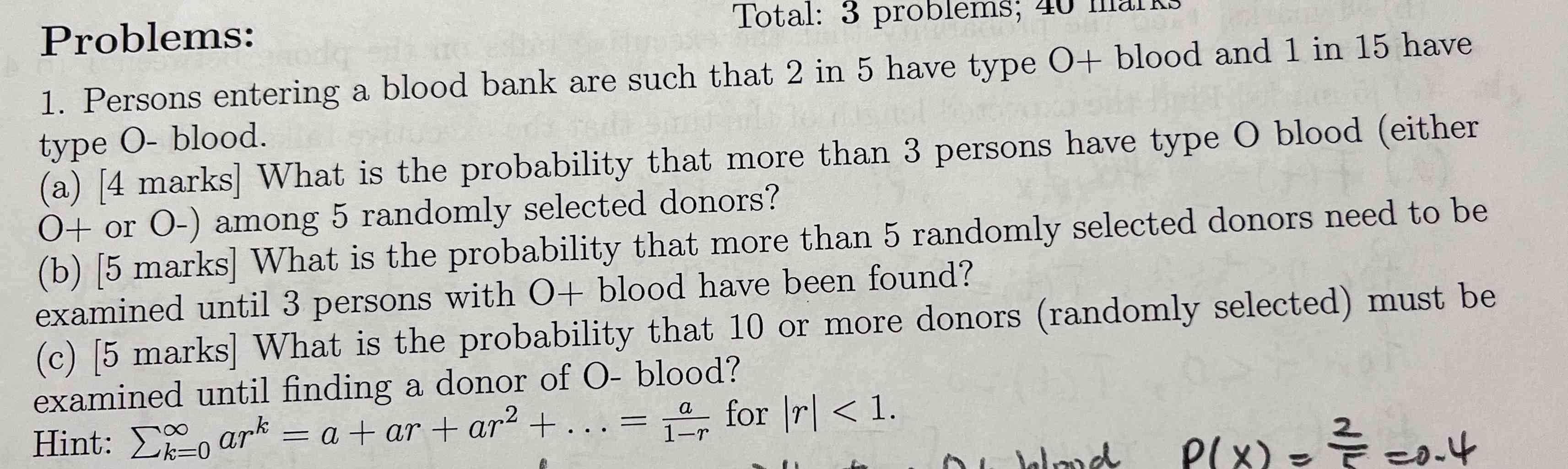 Solved Use discrete distribution for this problem | Chegg.com Solved Use discrete distribution for this problem | Chegg.com