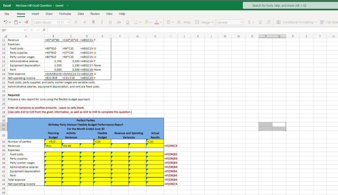 Solved Perfect Parties, Inc. has several divisions, one of | Chegg.com