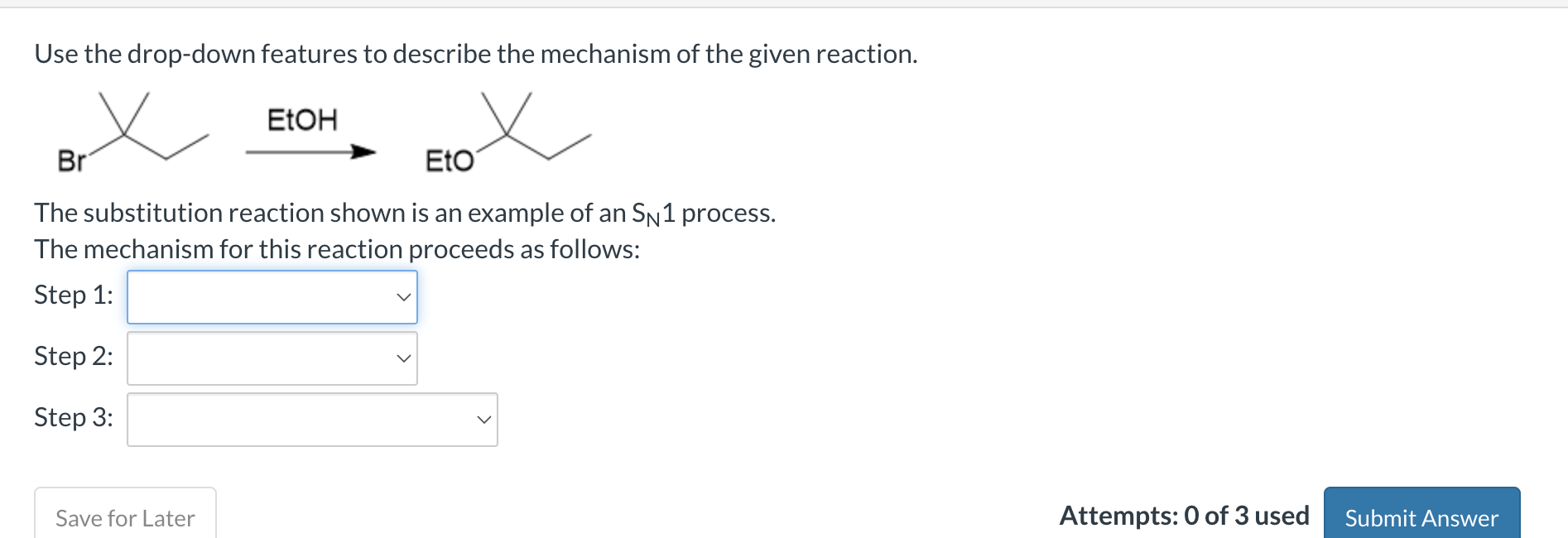 Solved Use the drop-down features to describe the mechanism | Chegg.com