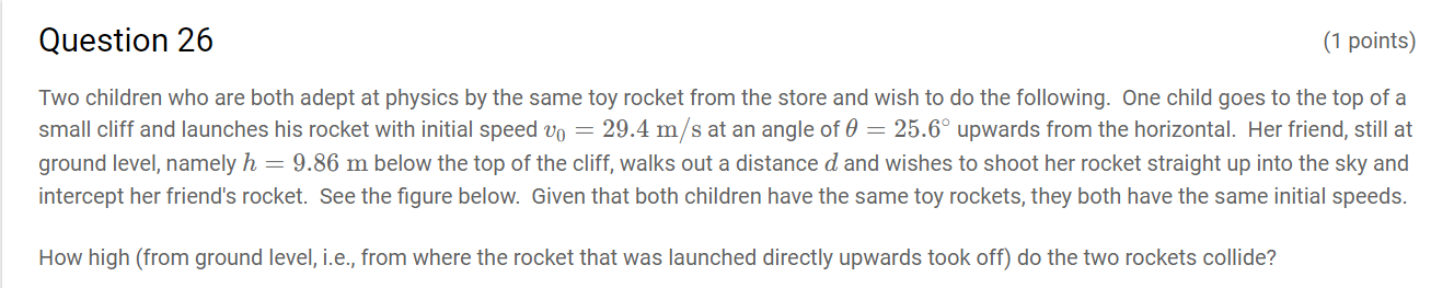 Solved Question 18 (1 points) A cannonball is launched at an | Chegg.com