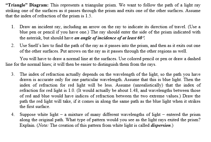 Solved “Triangle” Diagram: This represents a triangular | Chegg.com
