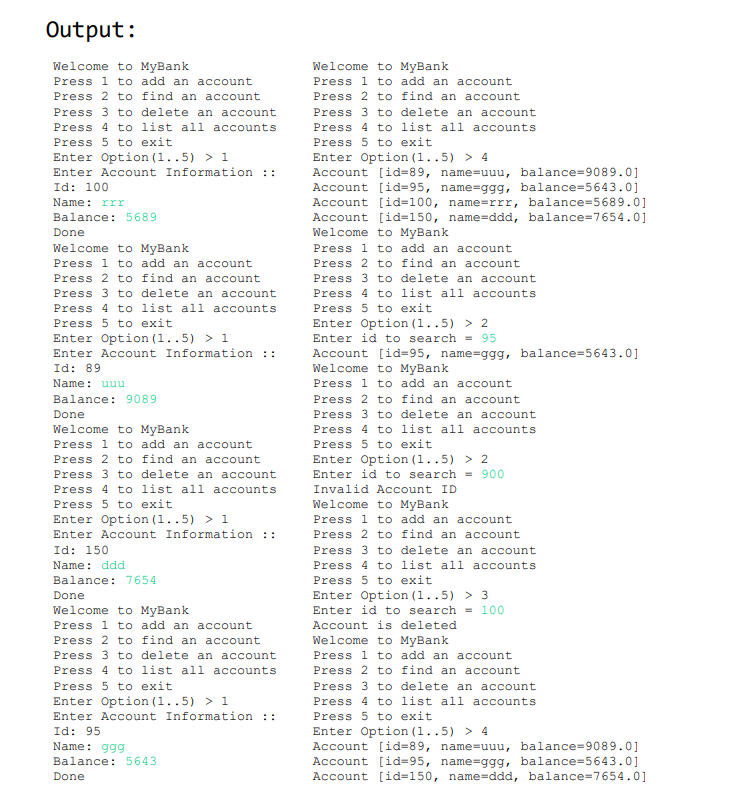 Solved Q.1: Write a generic program which will allow the | Chegg.com