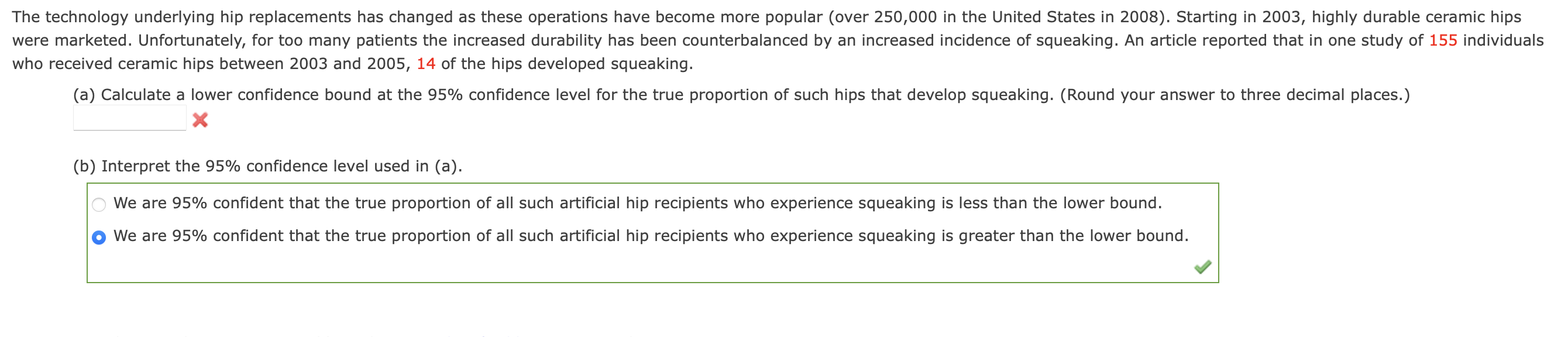Solved The technology underlying hip replacements has | Chegg.com