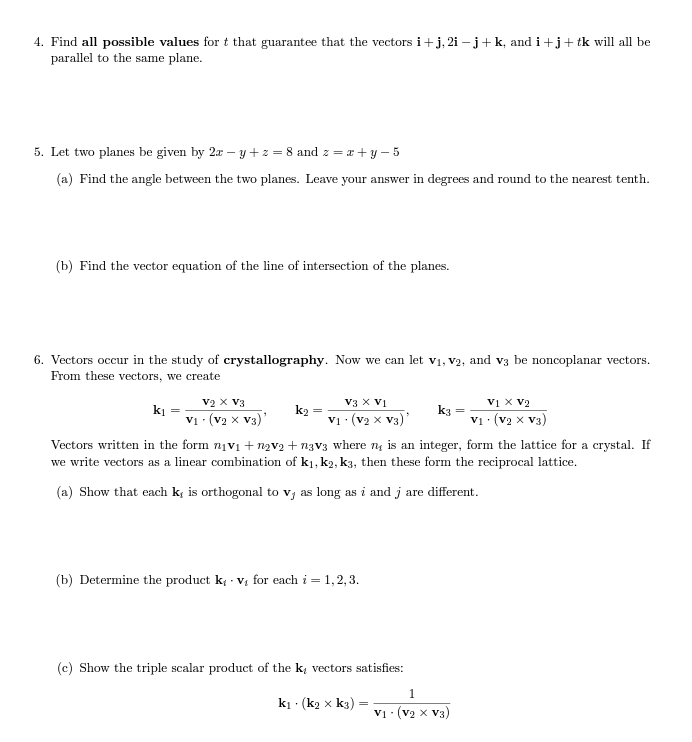 Solved 4. Find all possible values for t that guarantee that | Chegg.com