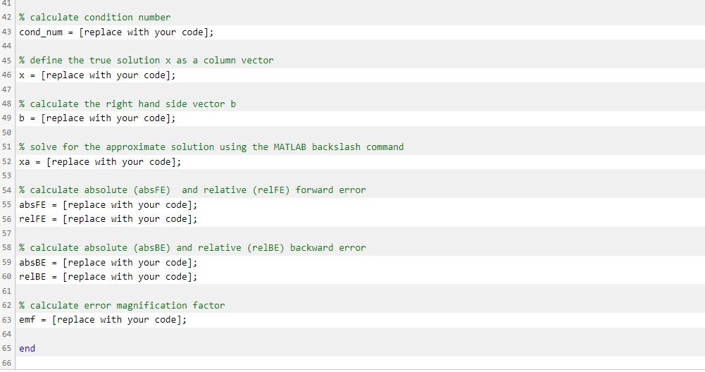 Use MATLAB to solve a system of linear equations | Chegg.com