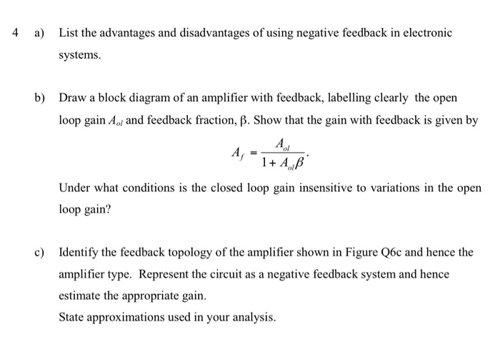 Solved 4 a) List the advantages and disadvantages of using | Chegg.com
