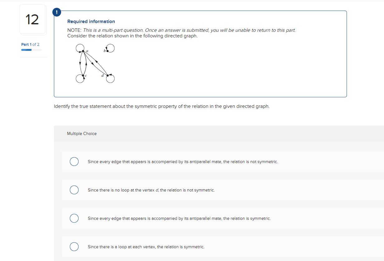 Solved Required information NOTE: This is a multi-part | Chegg.com