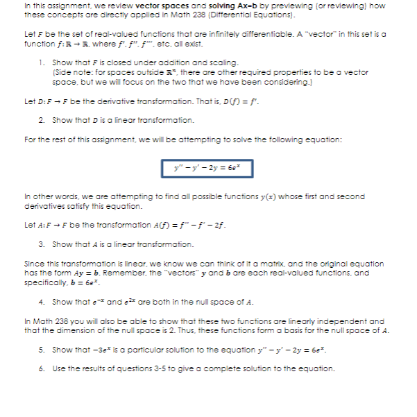 Solved anwser all Q In this assignment, we review vector | Chegg.com