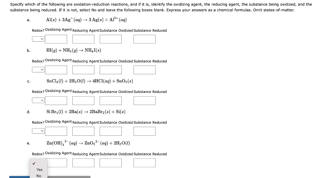 Solved Specify which of the following are | Chegg.com