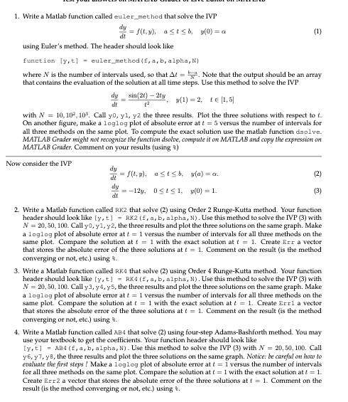 Solved Math 131 Numerical Methods for Engineers and | Chegg.com