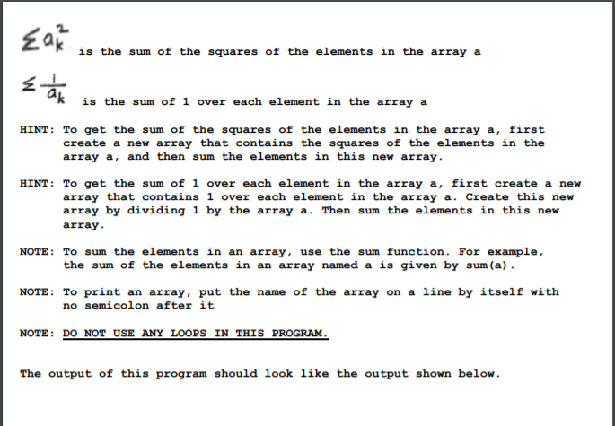 CSC 1240, Fall 2021, Lab 6 Write a MATLAB program | Chegg.com
