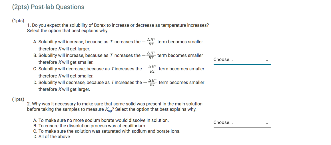 Solved (2pts) Post-lab Questions (1pts) 1. Do you expect the | Chegg.com