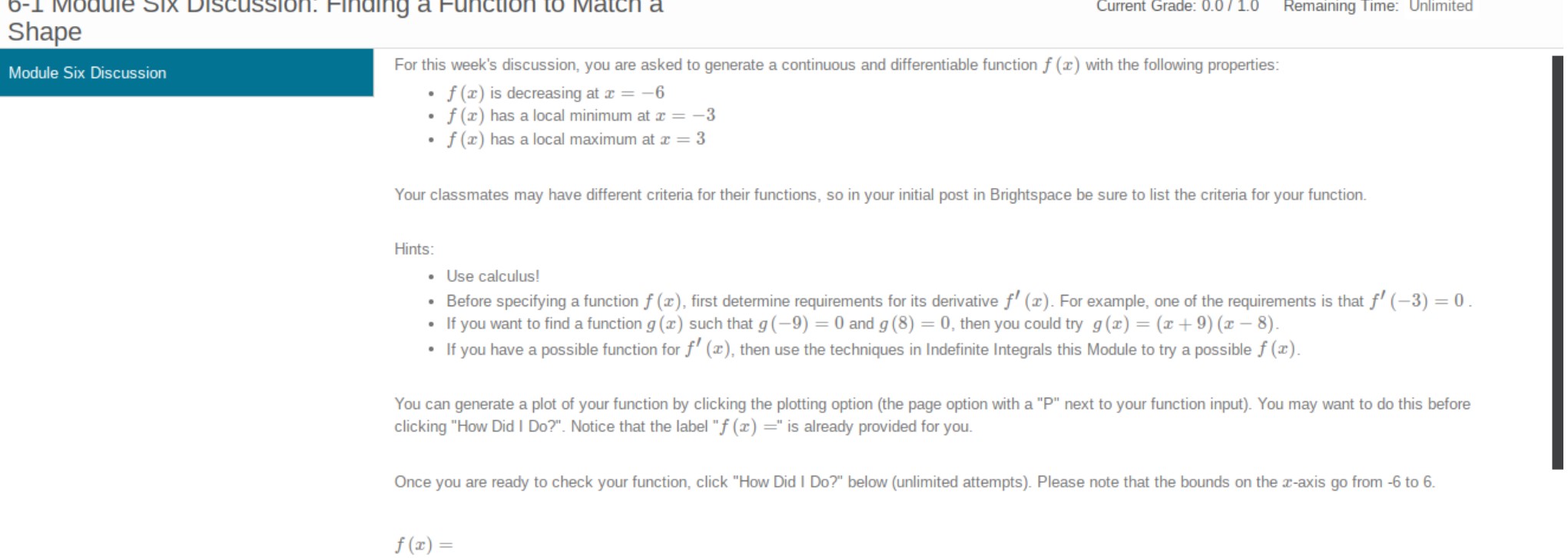 Solved For this week's discussion, you are asked to generate | Chegg.com