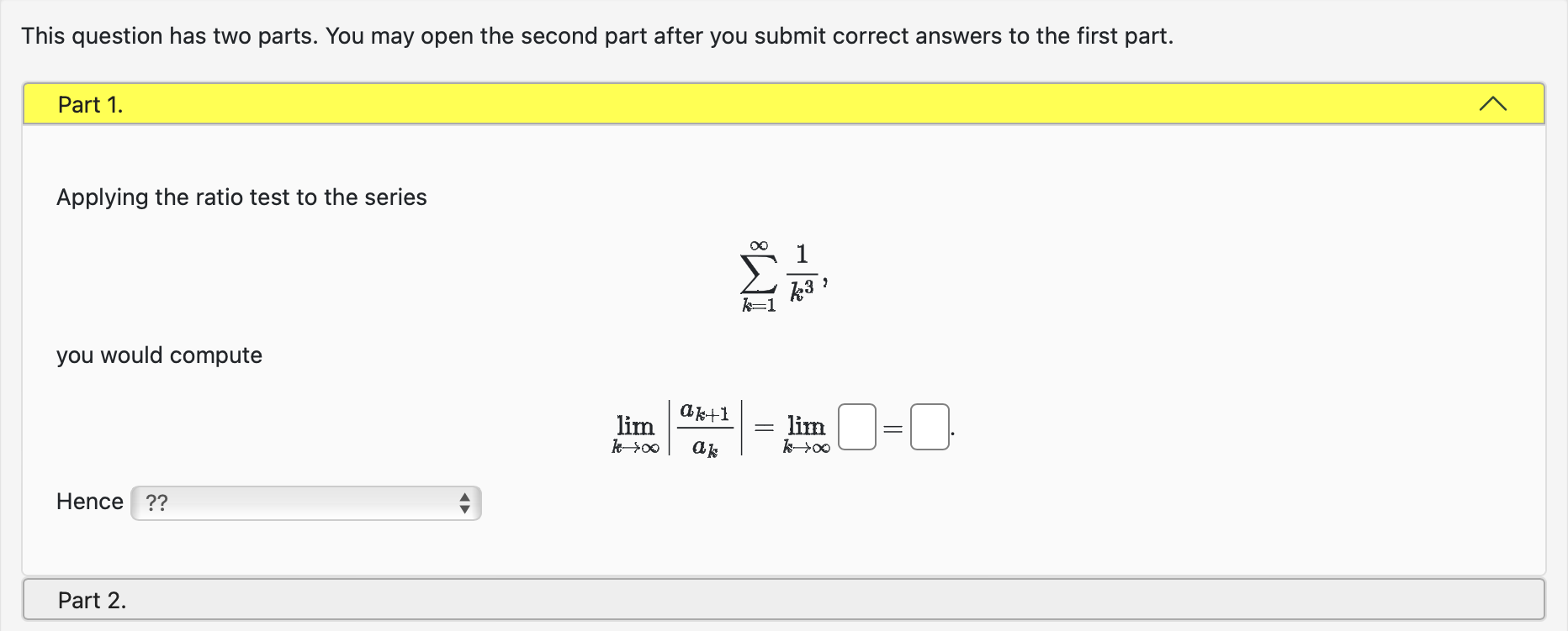 Solved This question has two parts. You may open the second | Chegg.com