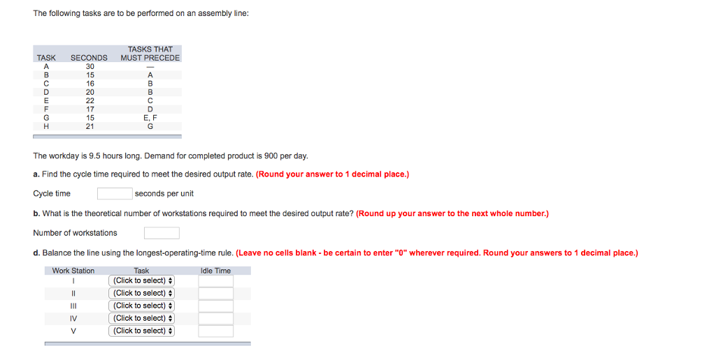 Solved The following tasks are to be performed on an | Chegg.com