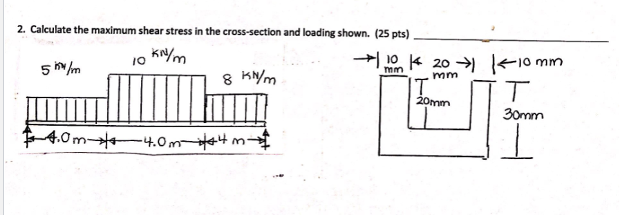 Solved 2. Calculate the maximum shear stress in the | Chegg.com