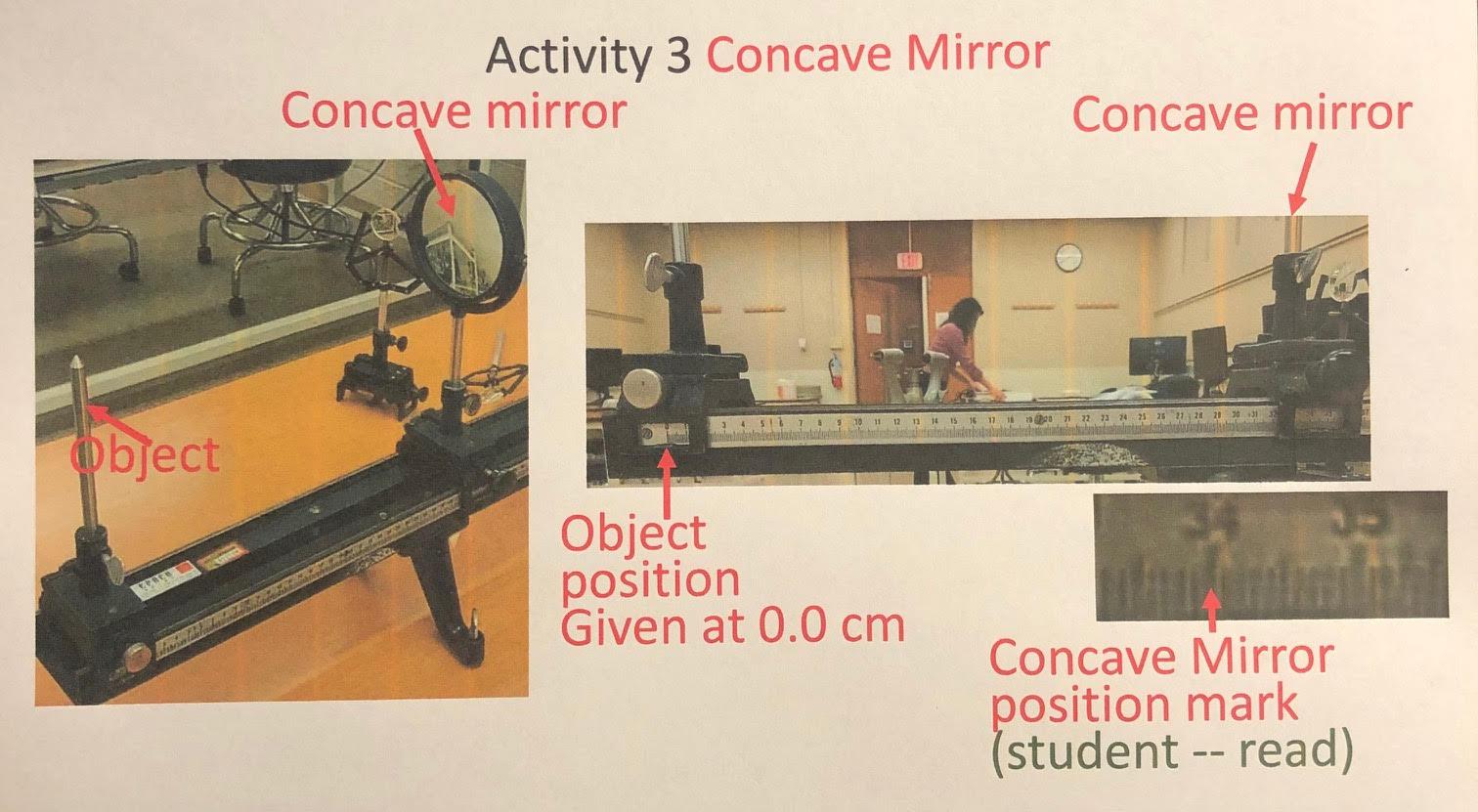 Activity 3 Concave Mirror IMAGE : same | Chegg.com