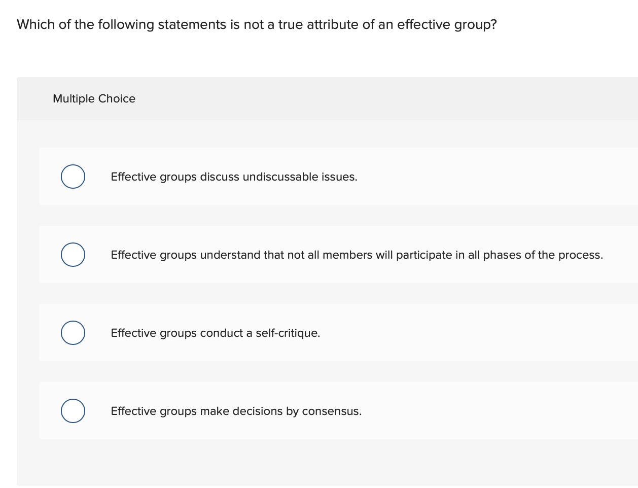 Solved Which of the following statements is not a true | Chegg.com