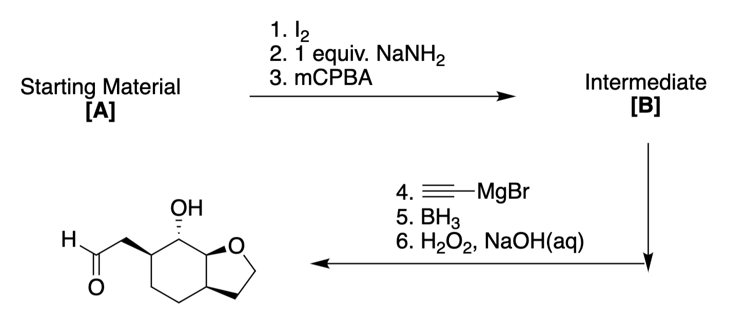 Solved Please provide the structure of the starting material | Chegg.com