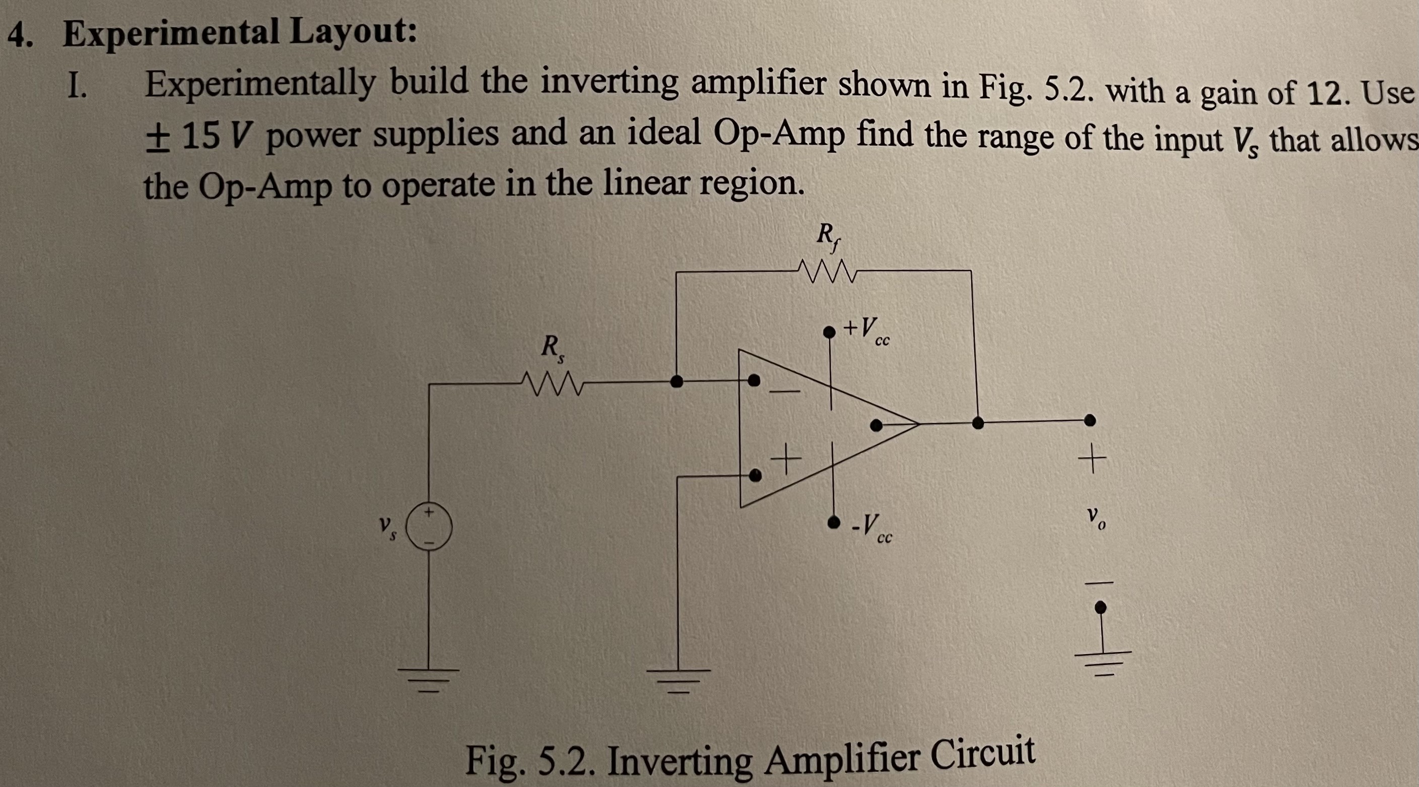 Solved 4. Simulation Layout: I. Design the inverting | Chegg.com