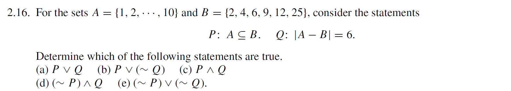 Solved 6. For the sets A={1,2,⋯,10} and B={2,4,6,9,12,25}, | Chegg.com