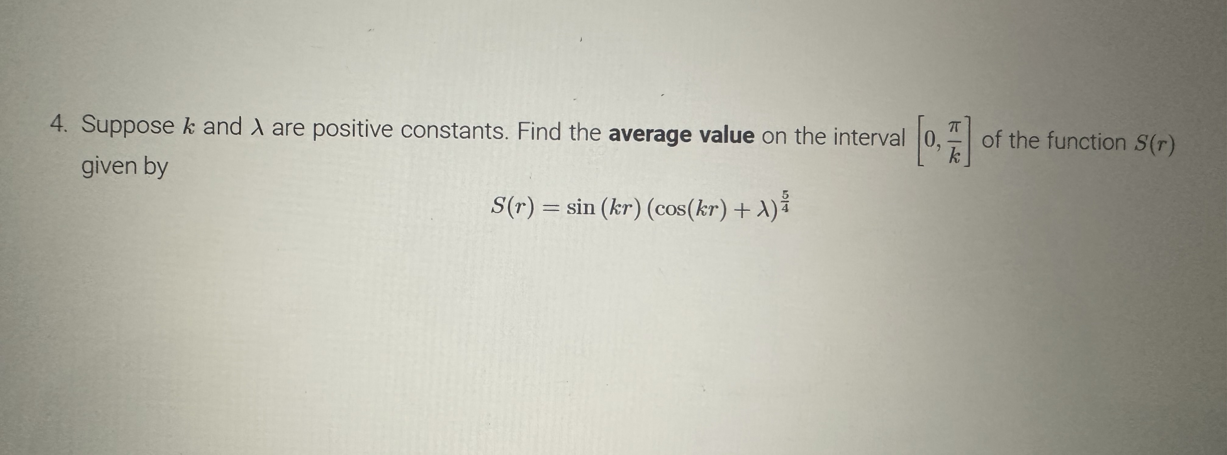 Solved Suppose k ﻿and λ ﻿are positive constants. Find the | Chegg.com