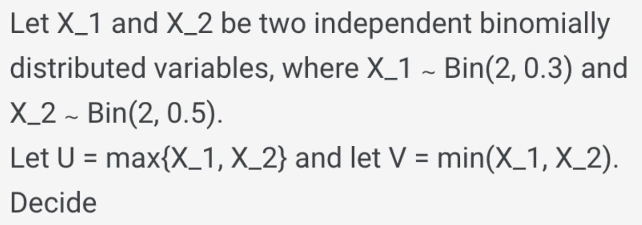 Solved Let X_1 and X_2 be two independent binomially | Chegg.com