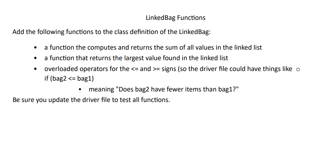 Solved In C++Make sure to include the node.h, node.cpp, | Chegg.com