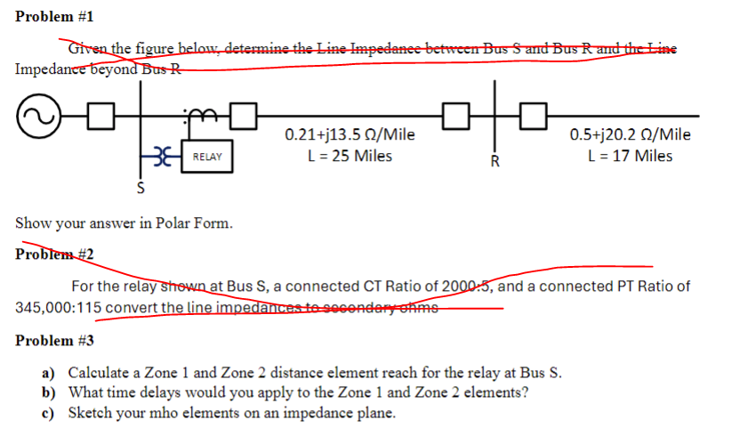 Solved Problem #1Given the figure below, determine the Line | Chegg.com