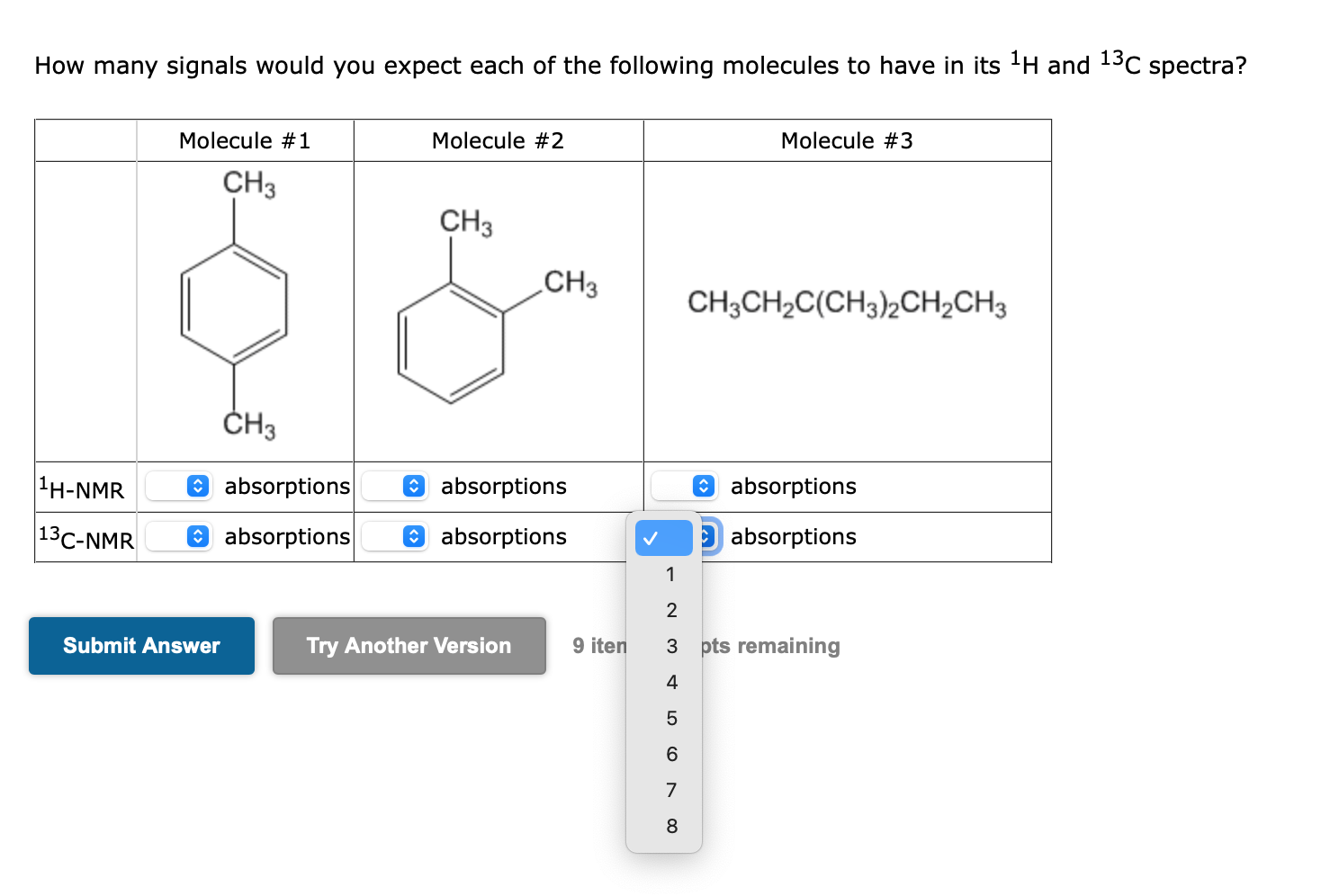 Solved How many signals would you expect each of the | Chegg.com