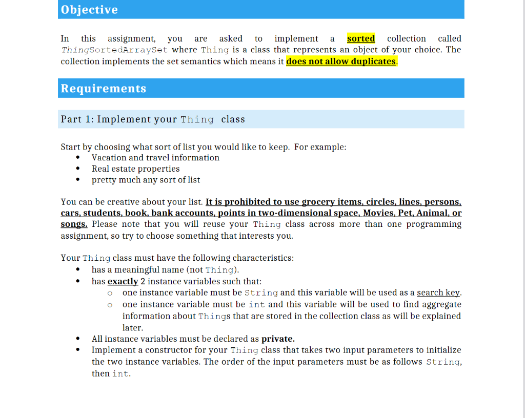 Solved Objective to a In this assignment, you are asked | Chegg.com