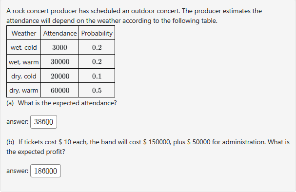 Solved Set up a probability model (or probability | Chegg.com