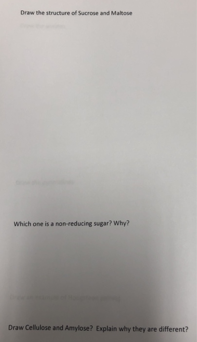 Solved w the Fischer projection of D-Ribose, 2-Deoxyribose, | Chegg.com