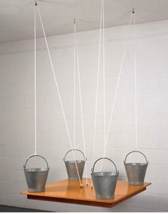 Solved how does the table float and still support | Chegg.com