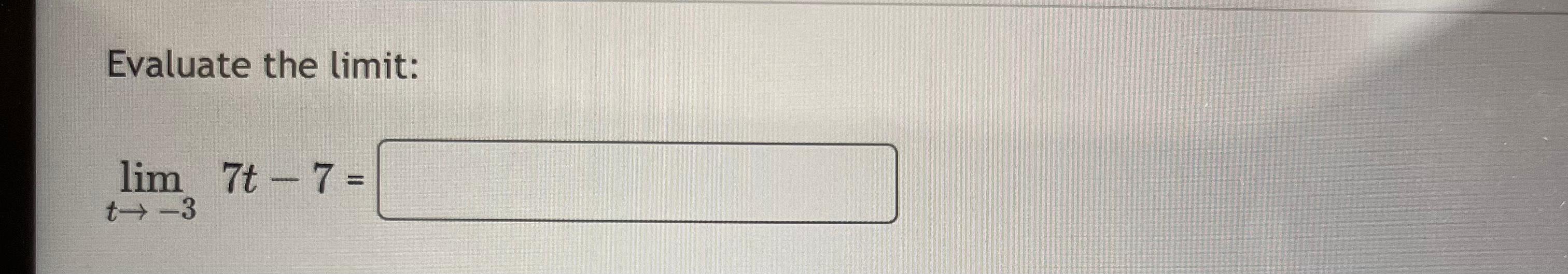 Solved Evaluate the limit: | Chegg.com
