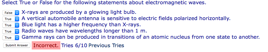 Solved Select True or False for the following statements | Chegg.com