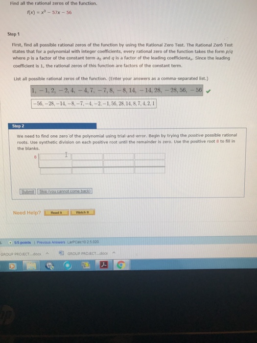 Solved Find all the rational zeros of the function. f(x) | Chegg.com Solved Find all the rational zeros of the function. f(x) | Chegg.com