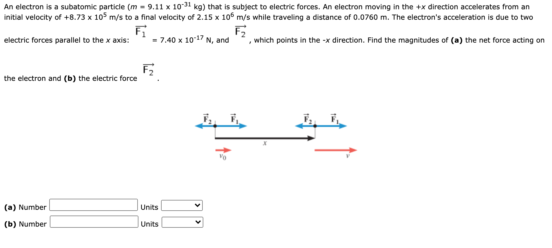 Solved An electron is a subatomic particle (m = 9.11 x 10-31 | Chegg.com