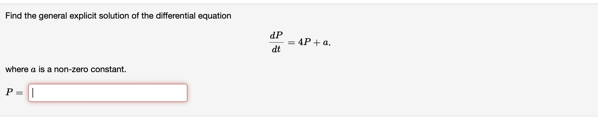 Solved Find the general explicit solution of the | Chegg.com