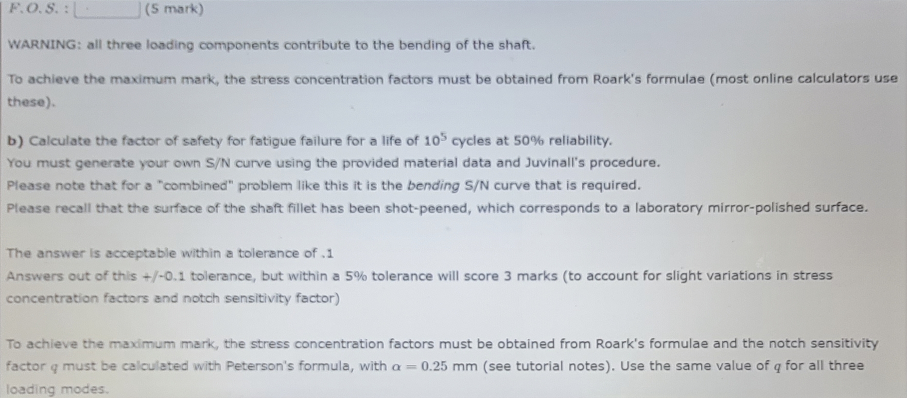 Solved You are analysing the possible failure mechanisms on | Chegg.com