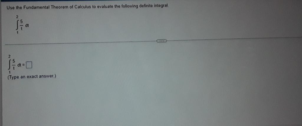Solved Use the fundamental Theorem of Calculus to evaluate | Chegg.com