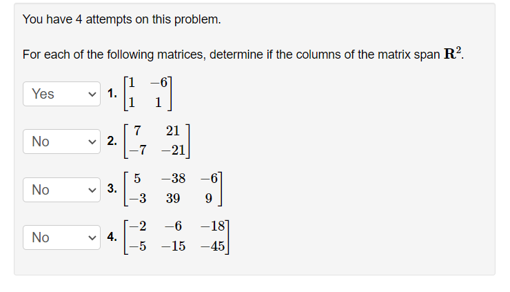 Solved You have 4 attempts on this problem. Do the following | Chegg.com