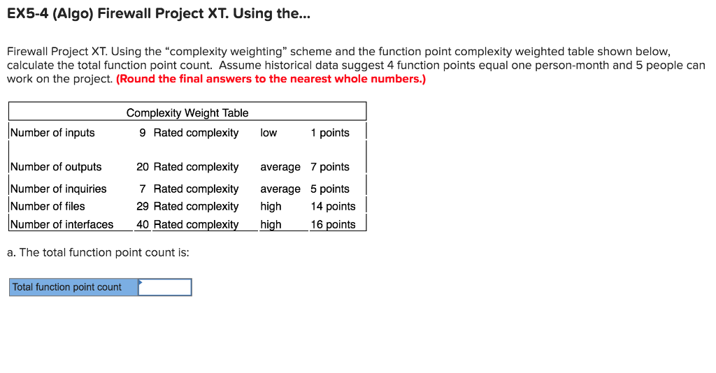 EX5-4 (Algo) Firewall Project XT. Using the... | Chegg.com
