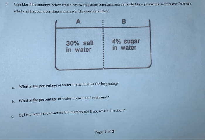 Solved 3. Consider the container below which has two | Chegg.com