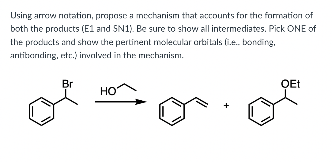 Solved Using arrow notation, propose a mechanism that | Chegg.com