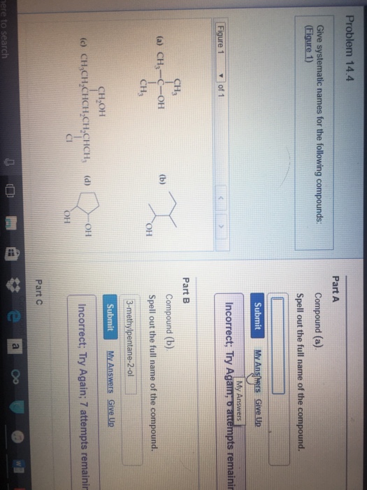 Solved Give systematic names for the following compounds. | Chegg.com